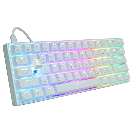Mua MAXFIT61 RGB Wired 60% Mechanical Keyboard, 61 Keys Hot Swappable ...