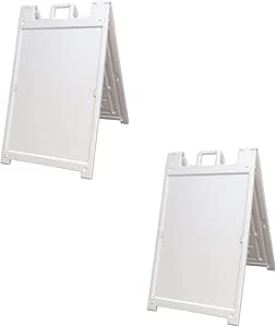 Amazon.com : Plasticade Deluxe Signicade Portable Folding Double Sided ...