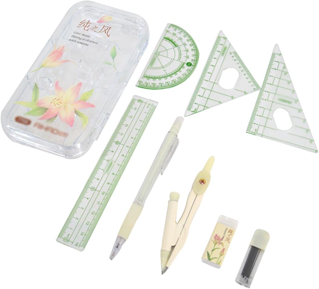 Kit de 8 accessoires de dessin La Haute pour enfant : compas ...