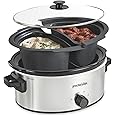Amazon.com: Proctor Silex Double Dish Slow Cooker with 6qt Crock and ...