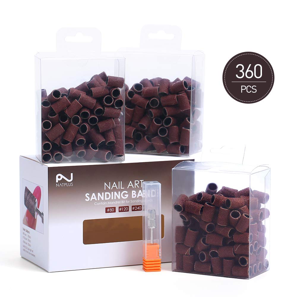 Amazon.com: NATPLUS Ceramic Carbide Nail Drill Bits Set 3/32 7 Pcs For Cuticle Clean and Gel ...