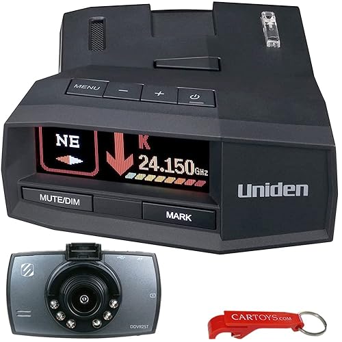 UNIDEN R8 Extreme Long-Range Radar/Laser Detector, Dual-Antennas Front ...