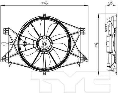 Amazon.com: For Dodge RAM 1500/2500 Cooling Fan Assembly for Radiator/A ...