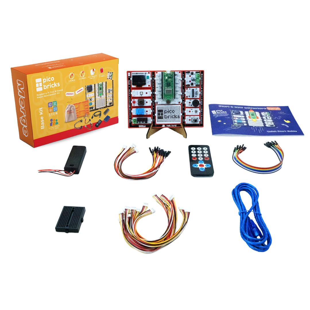 Mua PicoBricks Raspberry Pi Pico W Starter Kit with 12 Detachable Sensors and Extensive Learning ...