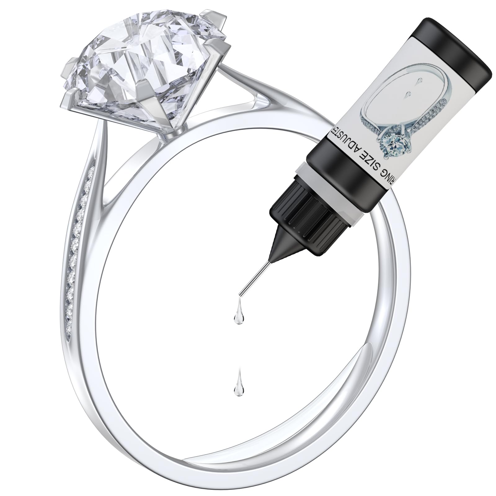 HiFan Ring Size Adjuster for Any Loose Rings, Ring Guard Tightener ...