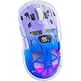 Amazon.com: ZIYOU LANG A2 Transparent Wireless Gaming Mouse with Battery Level Display,Bluetooth ...