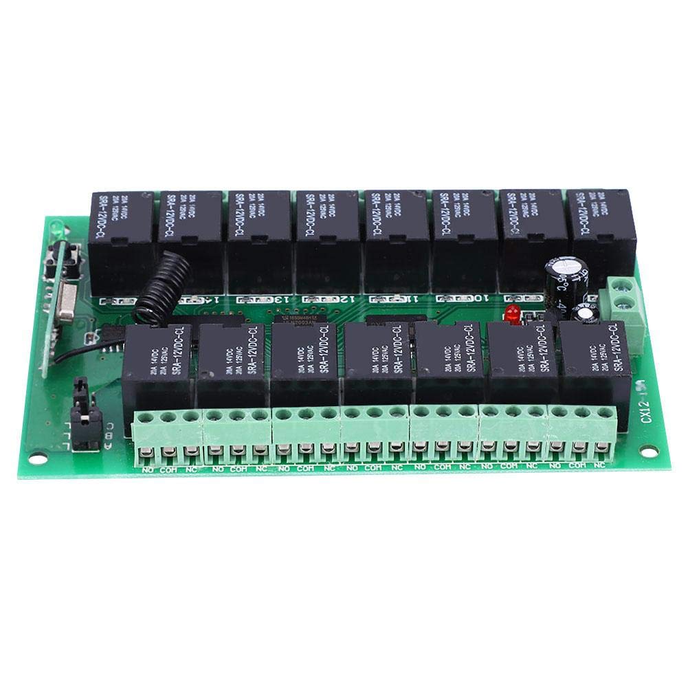DC 12V 15 Channel Relay Wireless Remote Controller Switch Transmitter ...