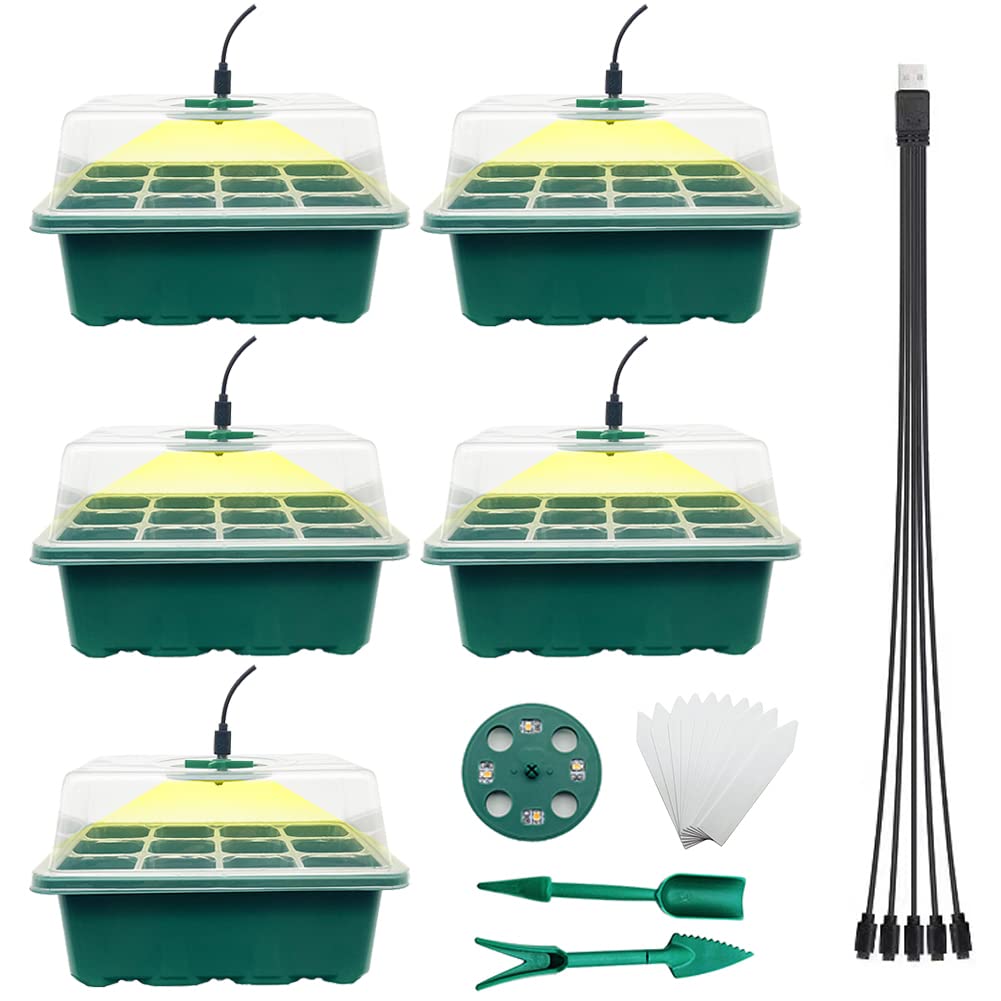 Mua Seedling Pot with Plant Growing Light, Set of 5, Seeding Tray ...