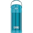 Amazon.com: THERMOS FUNTAINER 12 Ounce Stainless Steel Vacuum Insulated Kids Straw Bottle, Teal ...