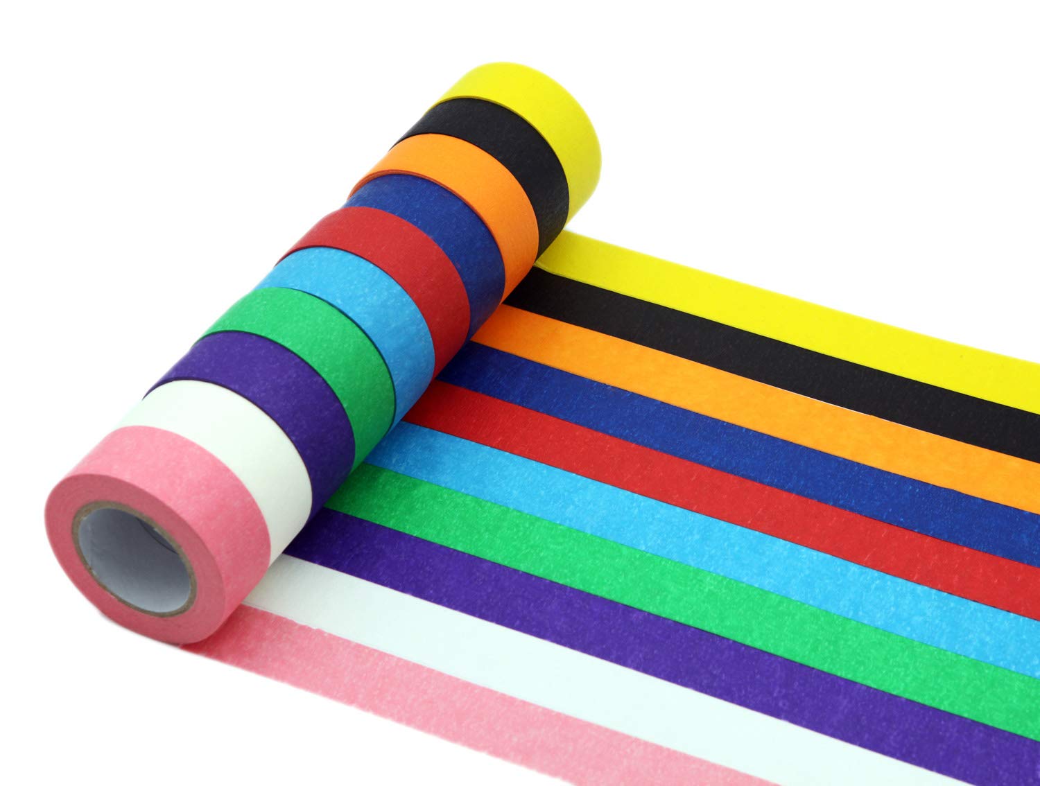 Coloured Tape,Decorative Writable Colored Masking Tape for Arts ...