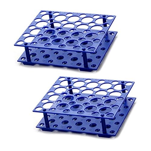 Centrifuge Tube Racks for 10ml,15ml,50ml 50-Well Detachable Plastic ...