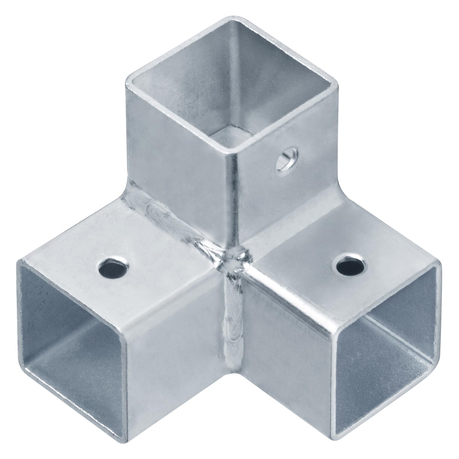 YIDU69Q 8 Pcs 1" Square Tubing Connector, 3 Way Square Tube Corner Coupler Structural Fence ...