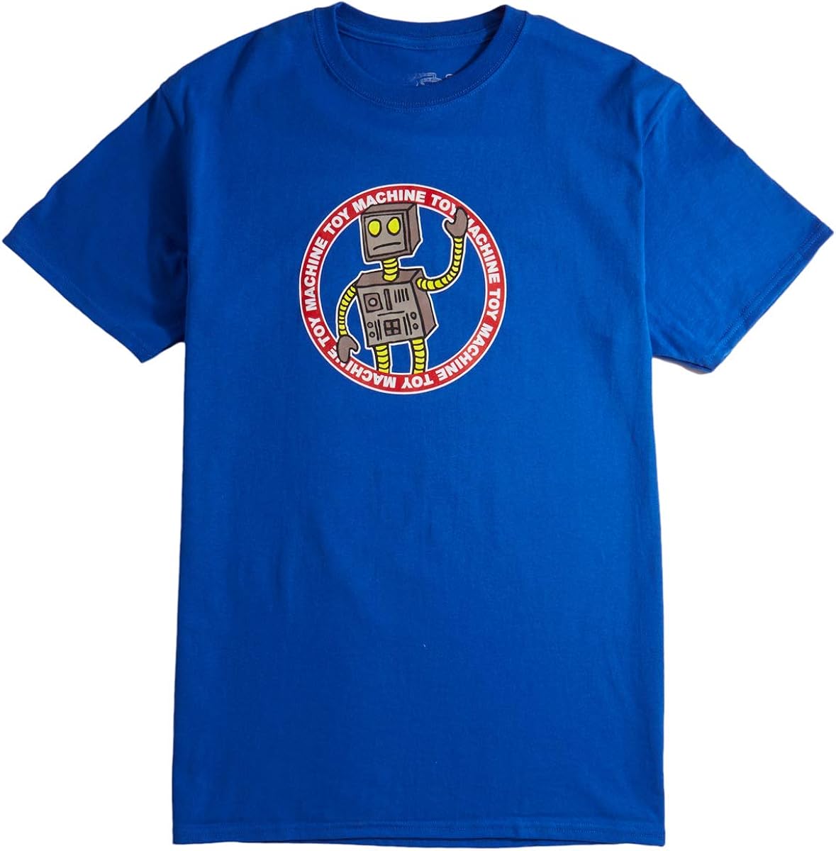 Toy Machine Robot2000 T-Shirt - Royal - LG | Amazon.com