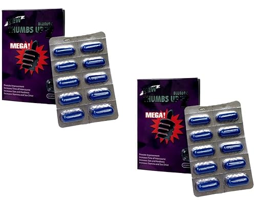 Thumbs Up 7 Blue 69K 20 Capsules Best Male Enhancing Natural ...