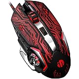 RK400 Rainbow LED Backlit Gaming Keyboard Mouse Combo Bundle UK Layout ...