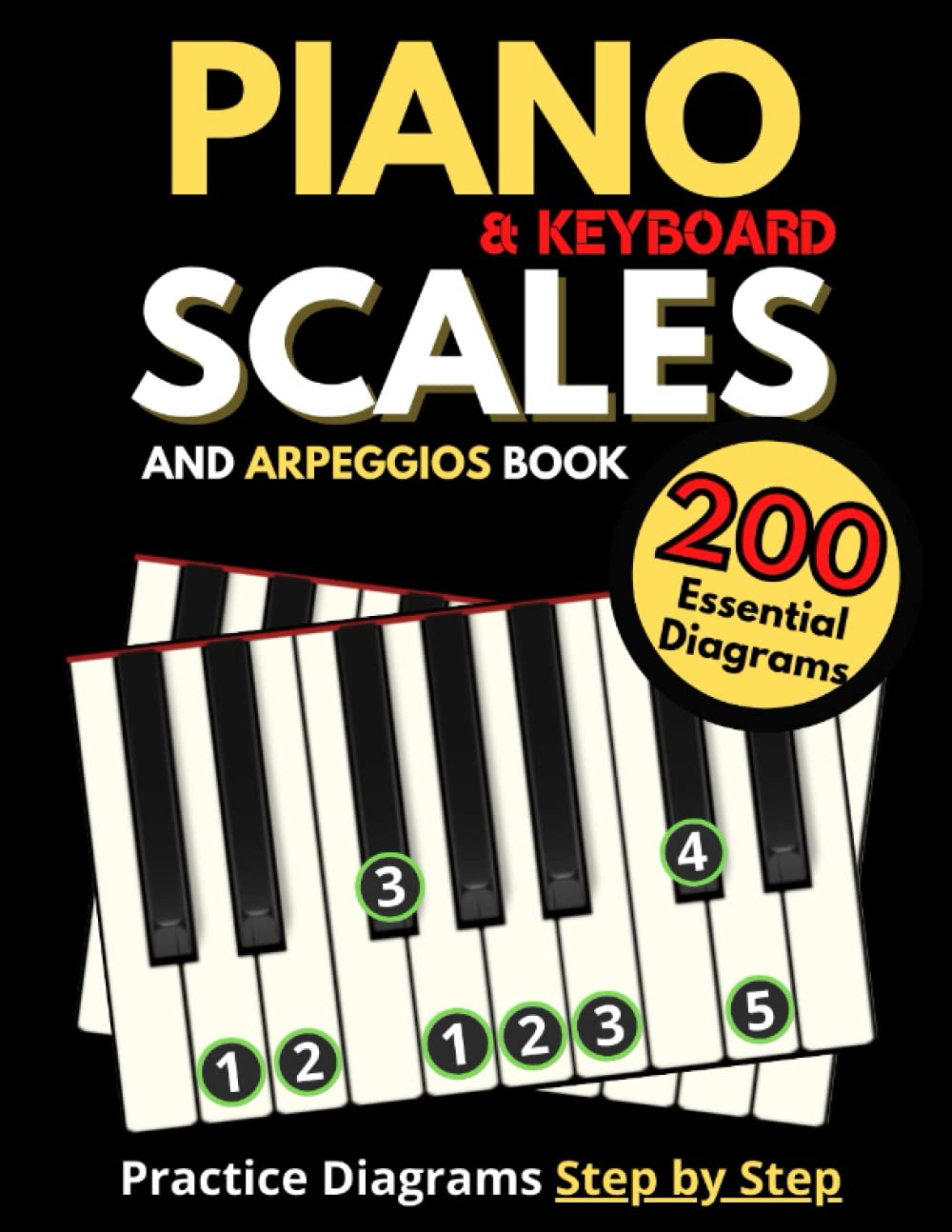 Mua Piano & Keyboard Scales and Arpeggios Book, Practice Diagrams Step ...