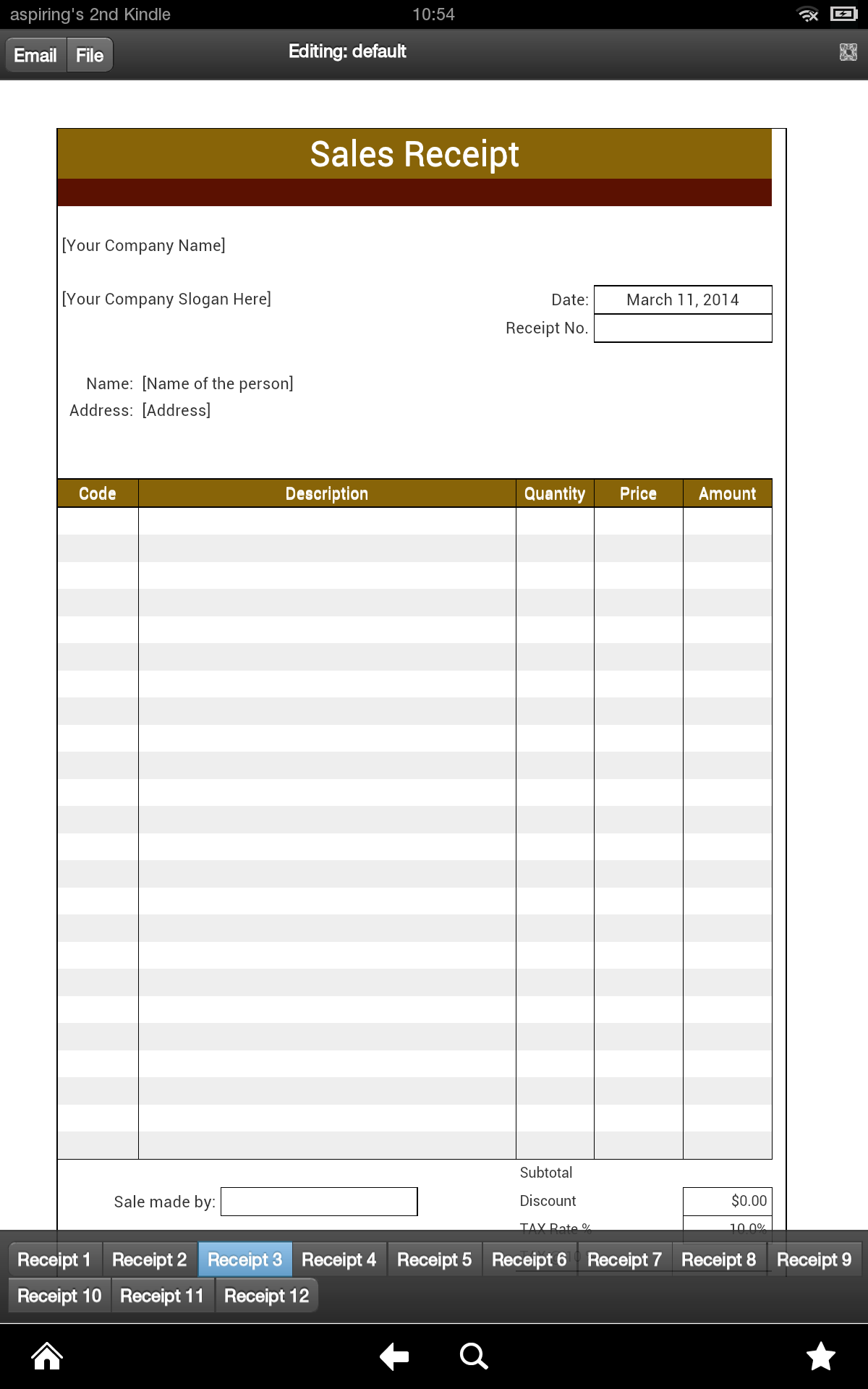 sales receipt pro:Amazon.com:Appstore for Android