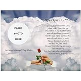Amazon.com - In Memory of Mother "If Roses Grow in Heaven" Memorial ...