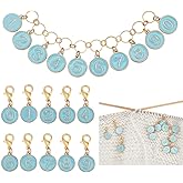 Amazon.com: NBEADS 2 Pcs 0-9 Enamel Number Knitting Row Counter Chains ...