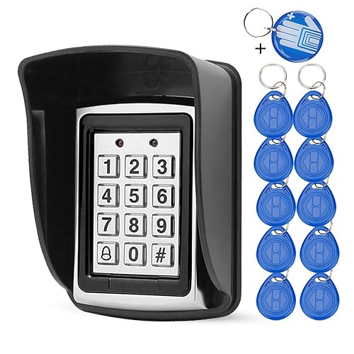 UHPPOTE 125KHz 1 Door Proximity RFID Card Access Control Keypad Support 1000 Users: Amazon.co.uk ...