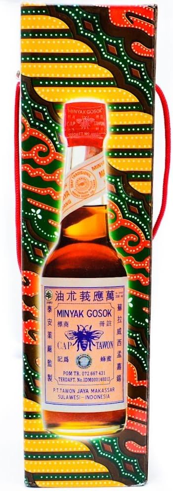 Amazon.com: Cap Tawon (Bee Brand) - Jamu- Minyak Gosok Medicated Oil ...