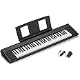 Amazon.com: Yamaha NP12 61-Key Lightweight Portable Keyboard with PA130 Power Adapter, Black ...