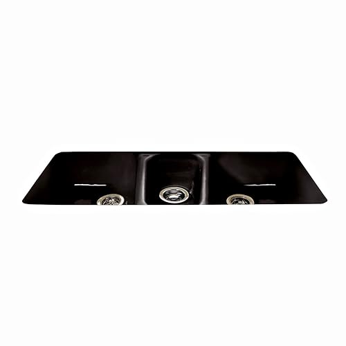 CECO Sinks-Northshore 798-UM Triple Bowl Cast Iron Undermount Kitchen ...