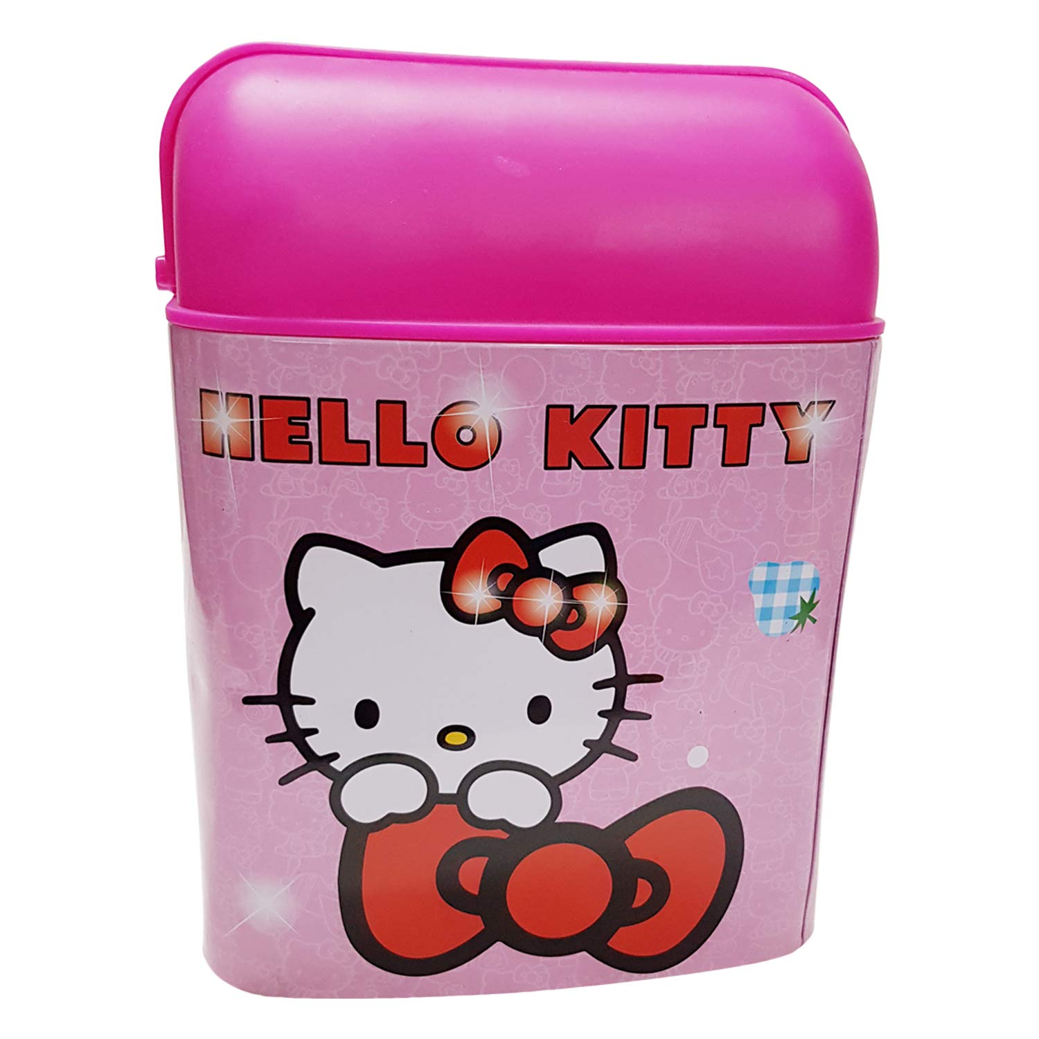 NORA Kids Dustbin Hello Kitty Printed Trash Can for Kids Room (Pink ...