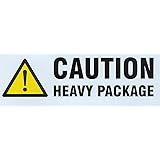500 "HEAVY" Packaging Labels (1 Roll), Label Planet® Large Printed Self ...