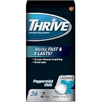 Thrive Nicotine Replacement Lozenges, Quit Smoking Aid, 2mg Extra ...