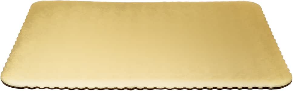 Amazon.com | 19” x 14” Gold Cake Board Double Wall with Plasticized ...