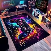 Amazon.com: ERWAAD Gaming Rug for Boys Room - Gamer Rug with Controller ...