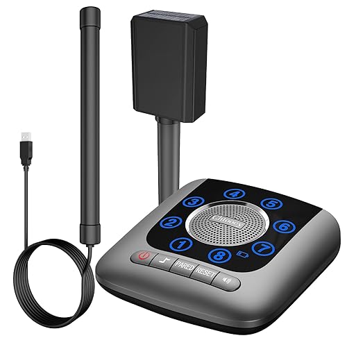 Chtoocy 1/2 Mile Upgrade Wireless Driveway Alarm, Motion Alarms for ...