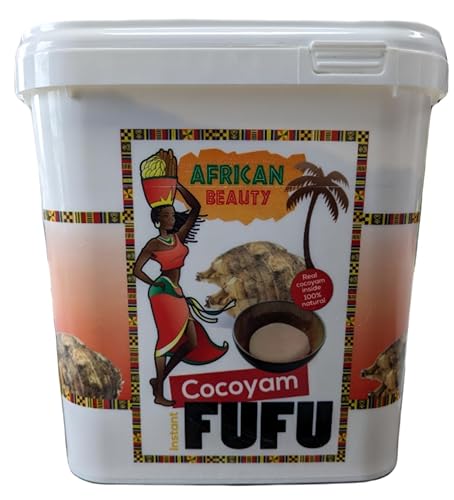 Cocoyam Fufu Flour African Mix 8.8 LB Bucket - Authentic, Premium ...