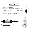Justech Linear Actuator Controller, 12V DC Motor Remote Control Switch ...
