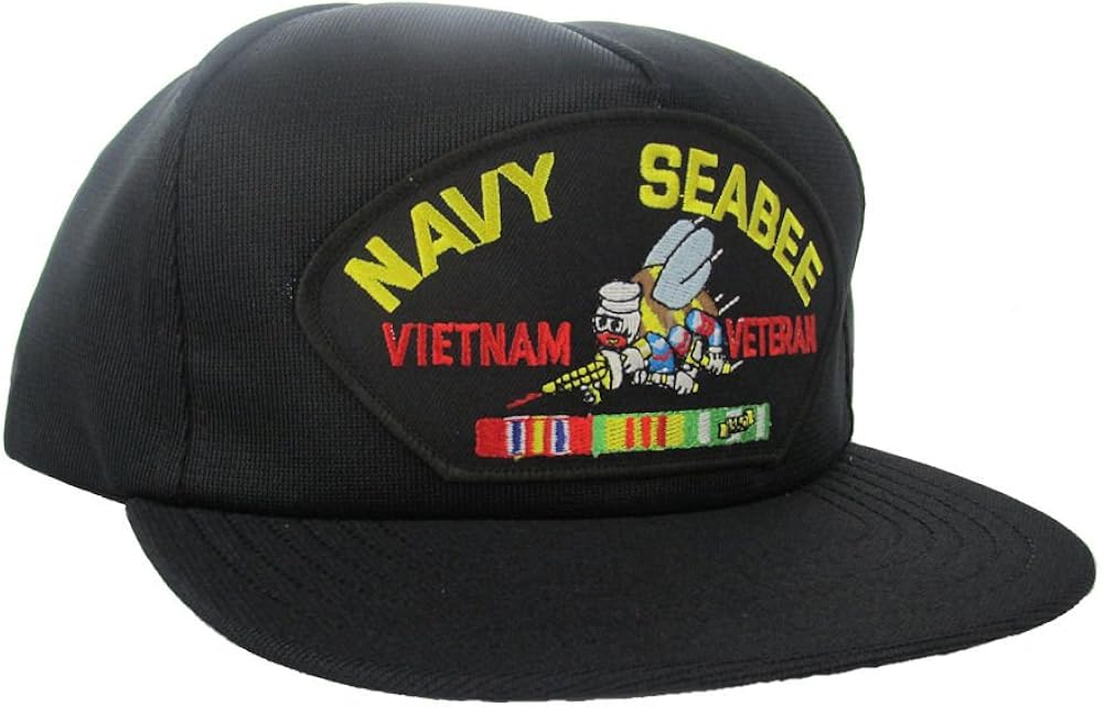Amazon.com: Navy Seabee Vietnam Veteran Ballcap: Baseball Caps: Clothing