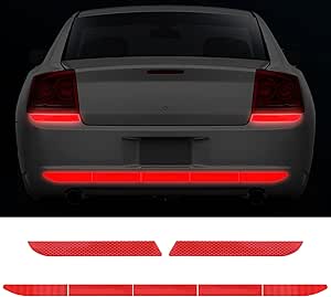 Amazon.com: 7 Pcs Auto Strong Reflective Stickers Includes Car Bumper ...