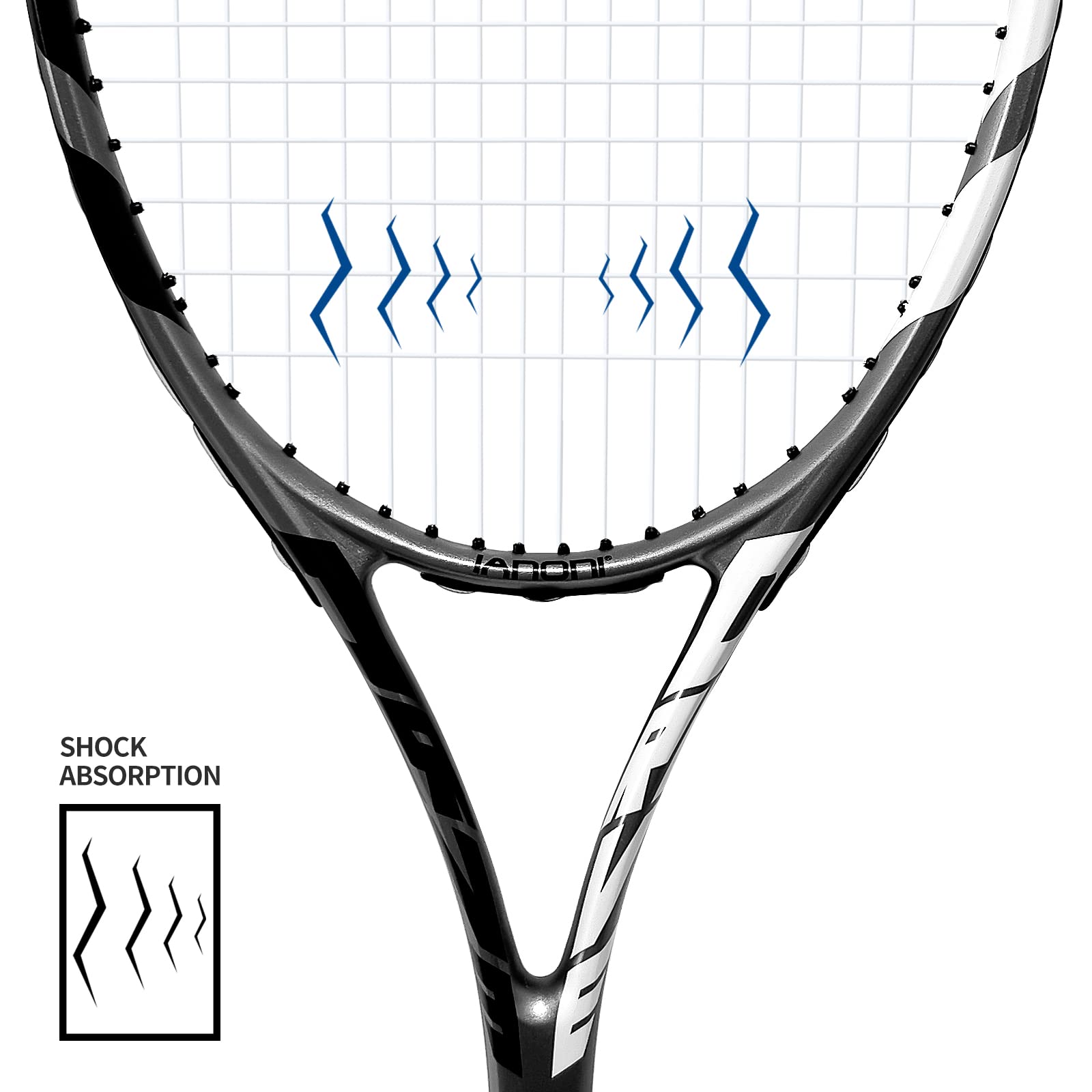 Mua Tennis Rackets for Adults, Pre-Strung 27 Inch Tennis Racquets-2 ...