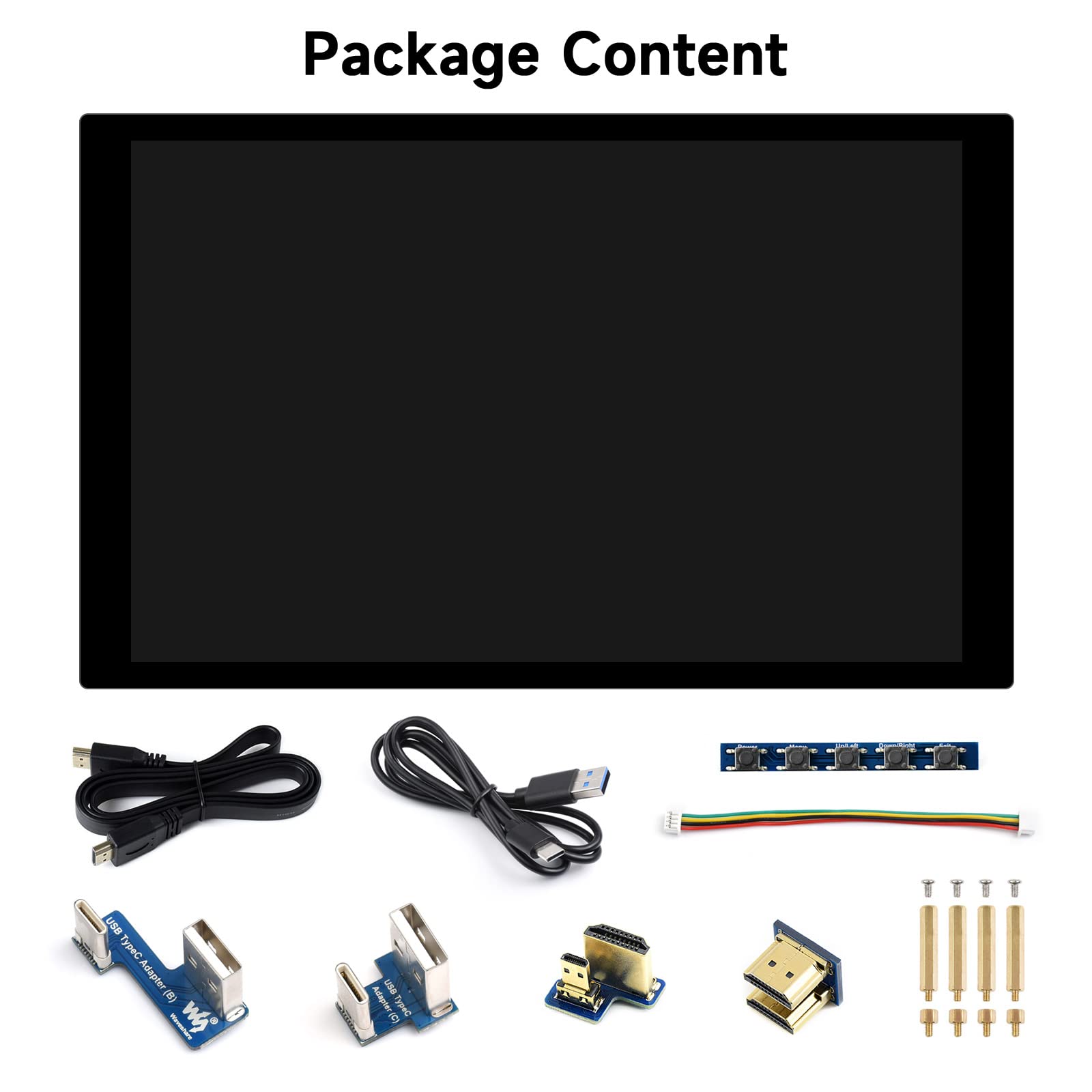 Mua waveshare 10.1inch Capacitive Touch LCD IPS Display, 1280×800 Resolution, HDMI Interface ...