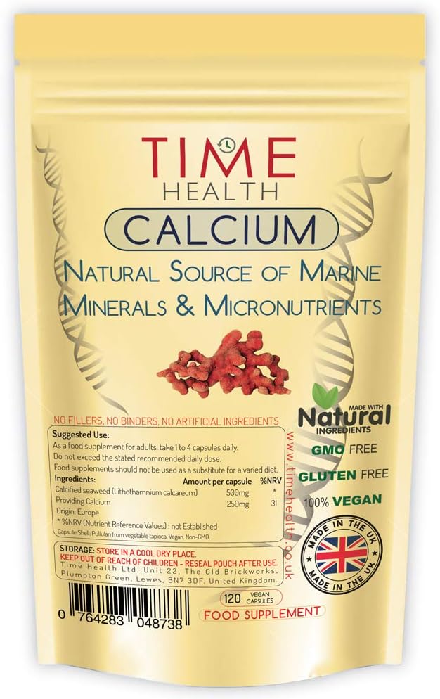 Marine Calcium and Trace Minerals from Lithothamnium calcareum - 120 ...