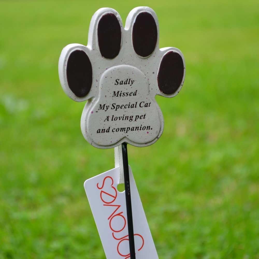 Angraves Special Cat Paw Print Memorial Pet Memory Tribute Stick – BigaMart