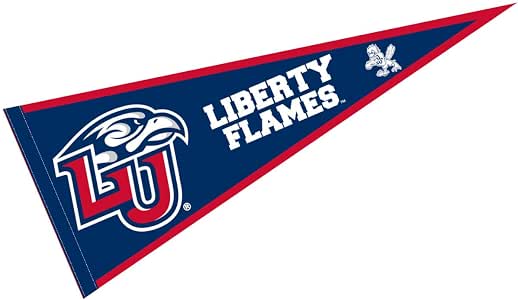 Amazon.com : College Flags & Banners Co. Liberty University Pennant ...