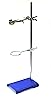 EISCO Chemical Resistant Steel Ring Stand Set - Lab Stand Support with ...