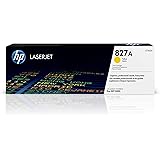 Amazon.com: Original HP 827A Cyan Toner Cartridge | Works with HP Color LaserJet Enterprise Flow ...