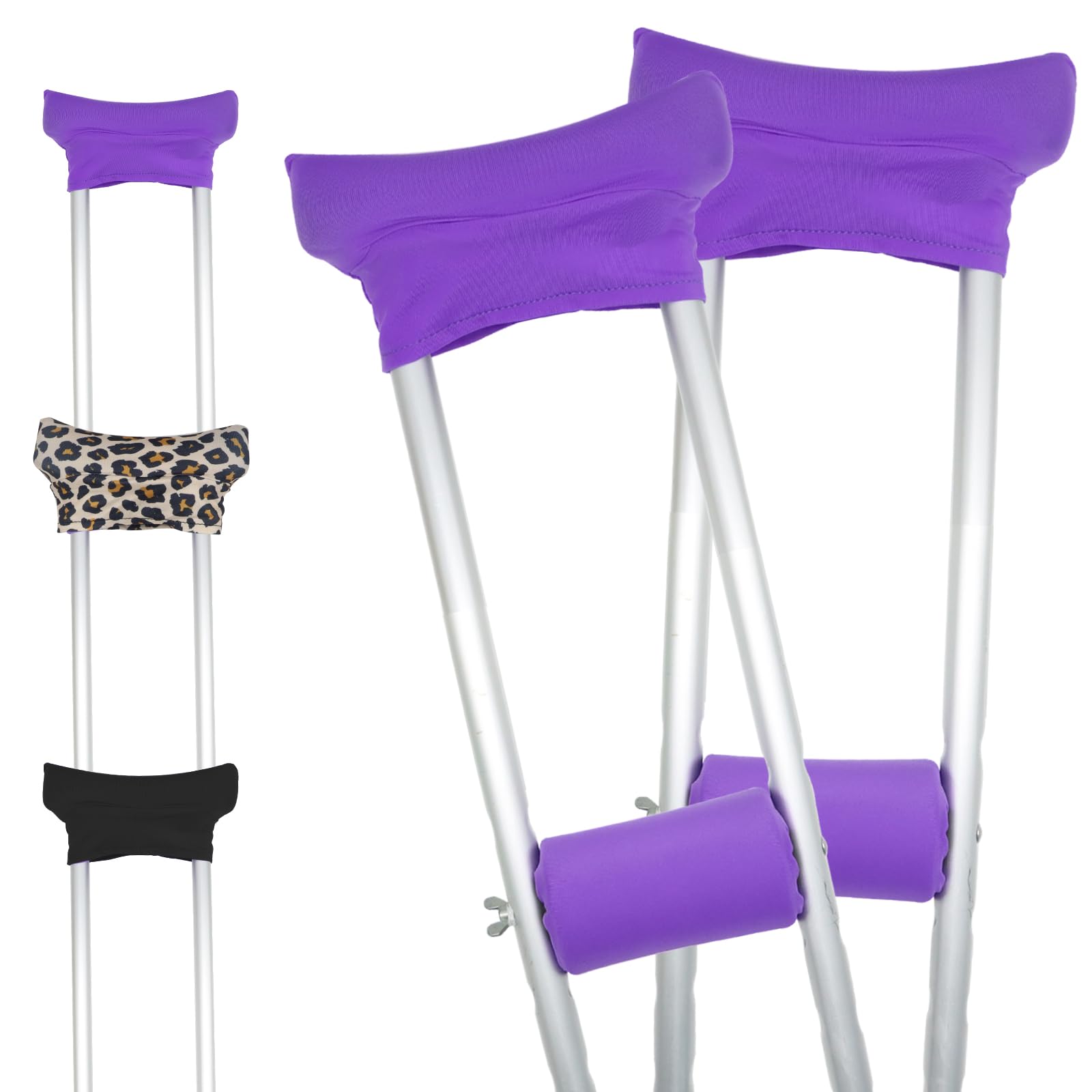 Underarm Crutch Pad and Hand Grip Covers Universal Forearm Handle ...