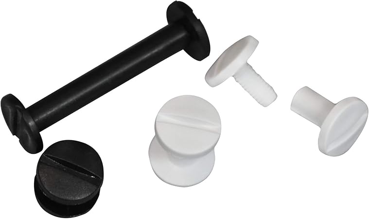 Plastic Binding Screws - 5mm / White/Pack of 100: Amazon.co.uk: Office ...