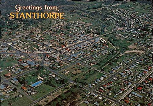 The Granite Belt - Aerial View of City Stanthorpe, Australia Original ...