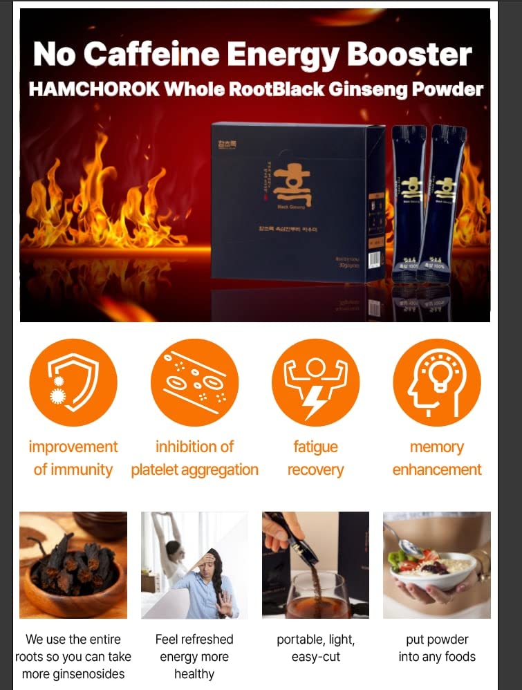 Mua HAMCHOROK ️ Panax Korean Ginseng Powder (30 Stick)/ Made in Korea ...