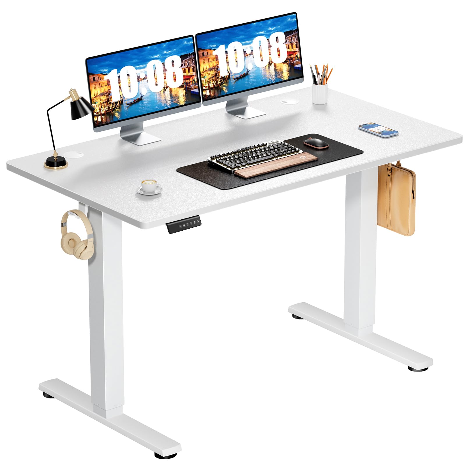 Mua Sweetcrispy Electric Standing Desk Adjustable Height, 55 x 24 inch ...
