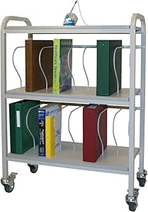 Amazon.com: Rolling Ring Binder Cart with Lock (Model 7160): Health ...